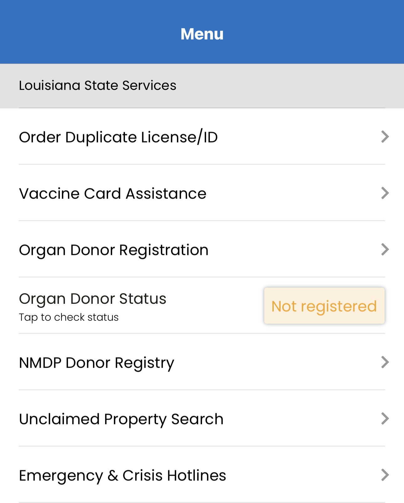 NMDP Donor Registry – LA Wallet